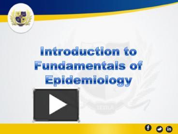 Introduction to Fundamentals of Epidemiology presentation | free to ...