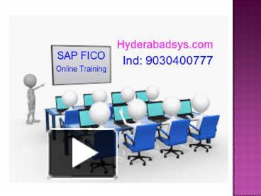 SAP FICO Online Training Certification | SAP FICO Training in India ...