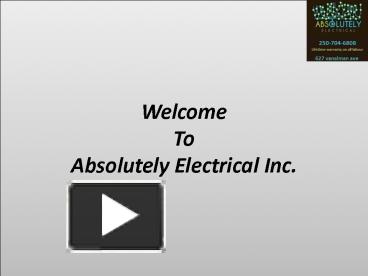 PPT – Victoria Electrical Contractor PowerPoint presentation | free to ...