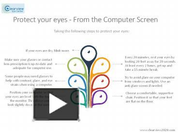 Protect your eyes from the computer screen presentation | free to download
