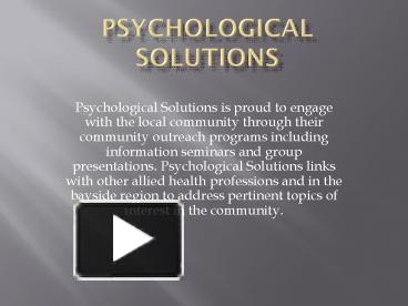 PPT – The Health Hub Brisbane Inc PowerPoint presentation | free to ...