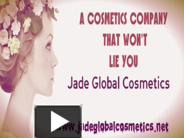 PPT – Beauty is Now Available in A Box of Jade's Natural Cosmetics ...