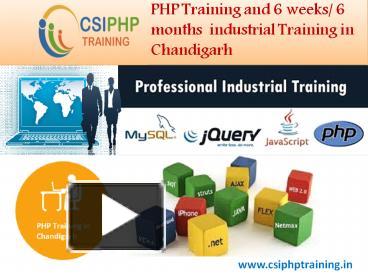 PPT – PHP Training in Chandigarh (3) PowerPoint presentation | free to ...
