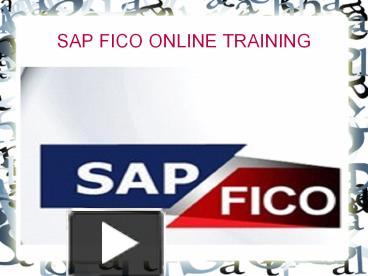 PPT – sap FICO onlinetraining in Malaysia PowerPoint presentation ...