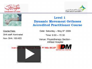 PPT – Level 1 PowerPoint presentation | free to view - id: 802e1-YWFlN