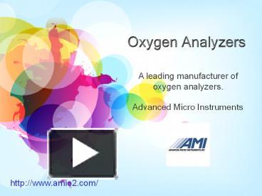 oxygen analyzer presentation | free to download