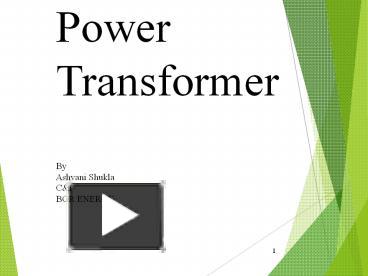 PPT – Transformer PowerPoint presentation | free to download - id ...