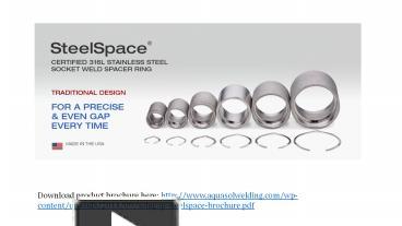 PPT – Stainless Steel Spacer Rings - SteelSpace PowerPoint presentation ...