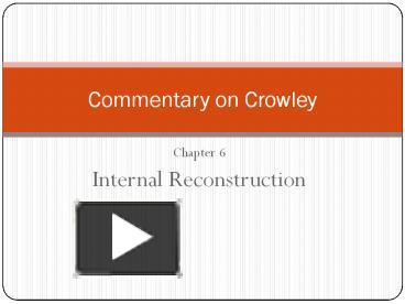 PPT – Internal Reconstruction PowerPoint presentation | free to view ...