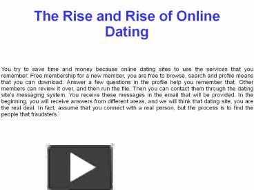 PPT – The Single's Step-By-Step Guide to Dating PowerPoint presentation ...
