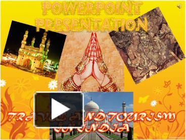 Travel and Tourism Industry of India presentation | free to download