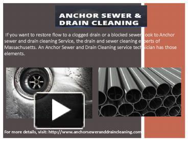 PPT – Drain Cleaning PowerPoint presentation | free to download - id ...