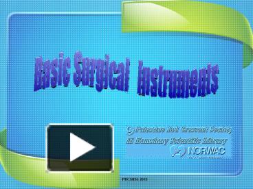 The Basic Surgical Instruments presentation | free to download