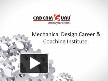 PPT – CAD CAM Courses in Pune PowerPoint presentation | free to ...