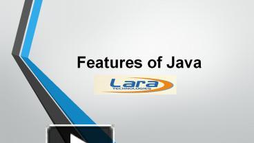 Features of Java presentation | free to download