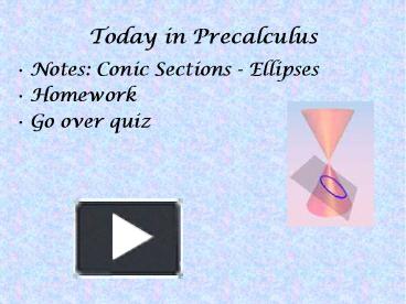 PPT – Today in Precalculus PowerPoint presentation | free to download ...