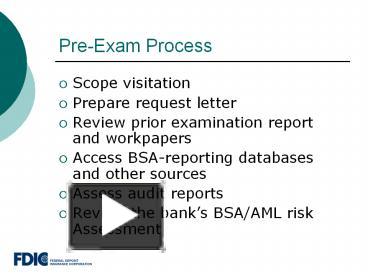 PPT – Pre-Exam Process PowerPoint presentation | free to download - id ...