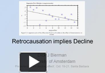 PPT – Retrocausation implies Decline PowerPoint presentation | free to ...