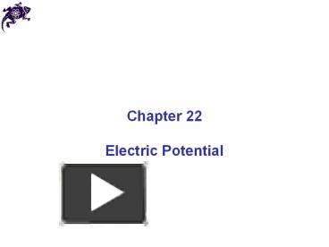 PPT – Electric Potential PowerPoint presentation | free to download ...
