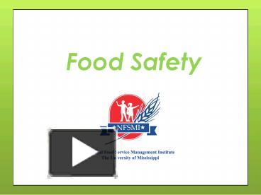 PPT – National Food Service Management Institute PowerPoint ...