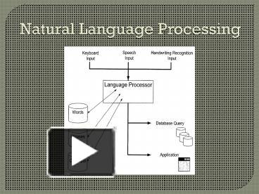 Natural Language Processing presentation | free to view