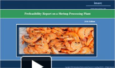 Shrimp Processing Plant - Investment Sector Guide presentation | free ...