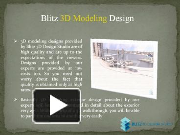 PPT – Blitz 3D Interior Modeling Services PowerPoint presentation ...