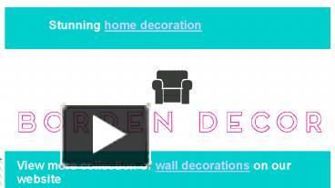 Home decoration presentation | free to download