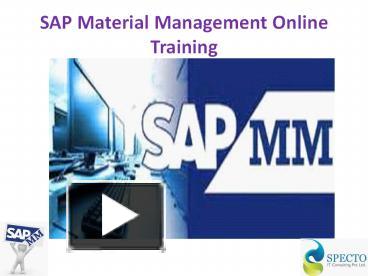 SAP Management Material Online Training in UK presentation | free to ...