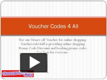 AXA Promotional Codes presentation | free to download