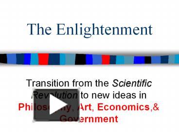 PPT – The Enlightenment PowerPoint presentation | free to view - id ...