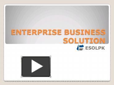 PPT – enterprise business solutions PowerPoint presentation | free to ...