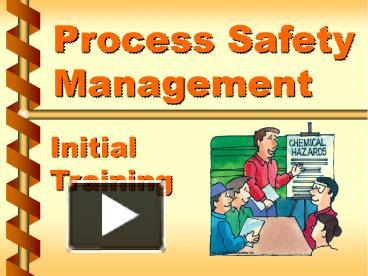 Process Safety Management presentation | free to download