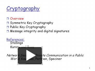 Cryptography presentation | free to download