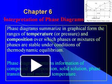 Interpretation of Phase Diagrams presentation | free to view
