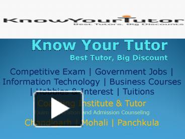 PPT – Competitive Exam Coaching Center PowerPoint presentation | free ...