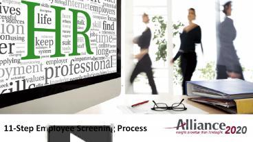 11-Step Employee Screening Process presentation | free to download