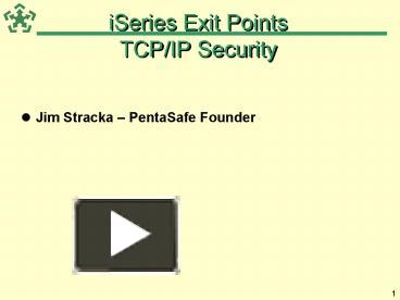 PPT – iSeries Exit Points TCPIP Security PowerPoint presentation | free ...