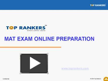 PPT – Mat Exam | MAT Sample Papers | MAT Practice Online Test ...