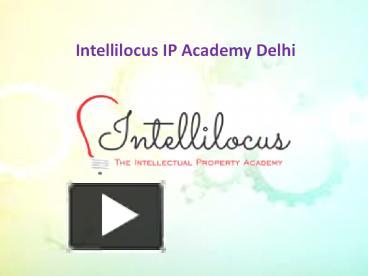 PPT – Best Training Institute for Patent Agent Exam Preparation ...