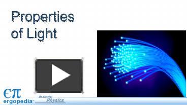 Properties of Light presentation | free to download