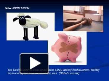PPT – ? starter activity PowerPoint presentation | free to view - id ...