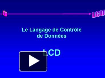 PPT – Le Langage de Contr PowerPoint presentation | free to download ...