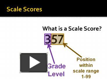 PPT – Scale Scores PowerPoint presentation | free to download - id ...