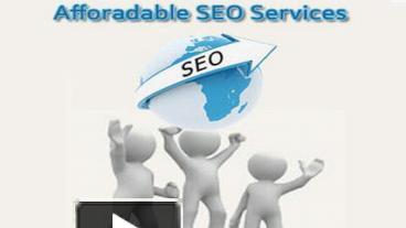 Affordable search engine optimization presentation | free to download
