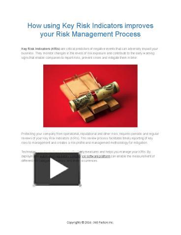 How using Key Risk Indicators improves your Risk Management Process ...