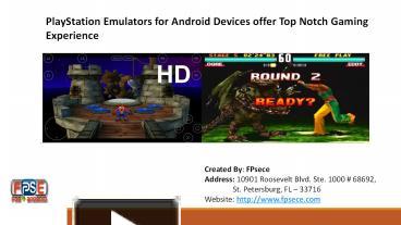Download the PlayStation One Emulator App for Android (1) presentation ...
