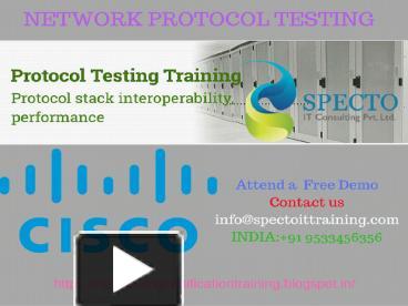 PPT – Network Protocol Testing Training institute in Hyderabad ...