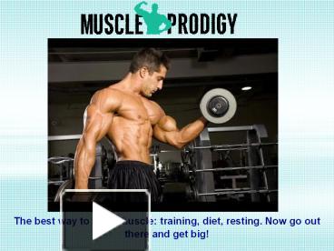 Best Way To Build Biceps presentation | free to download
