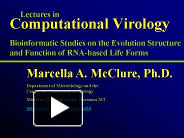 PPT – Computational Virology PowerPoint presentation | free to view ...